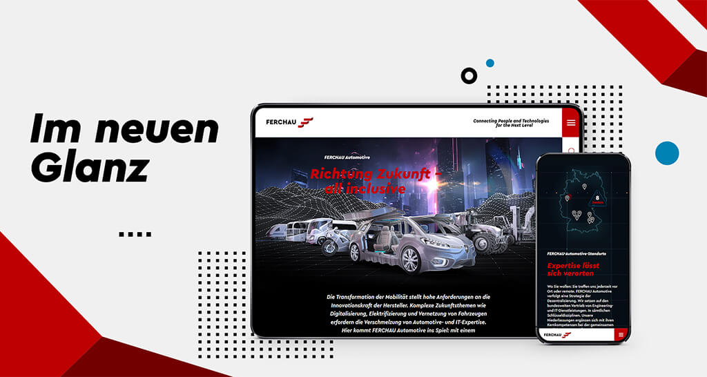 Neuer Webauftritt von FERCHAU Automotive